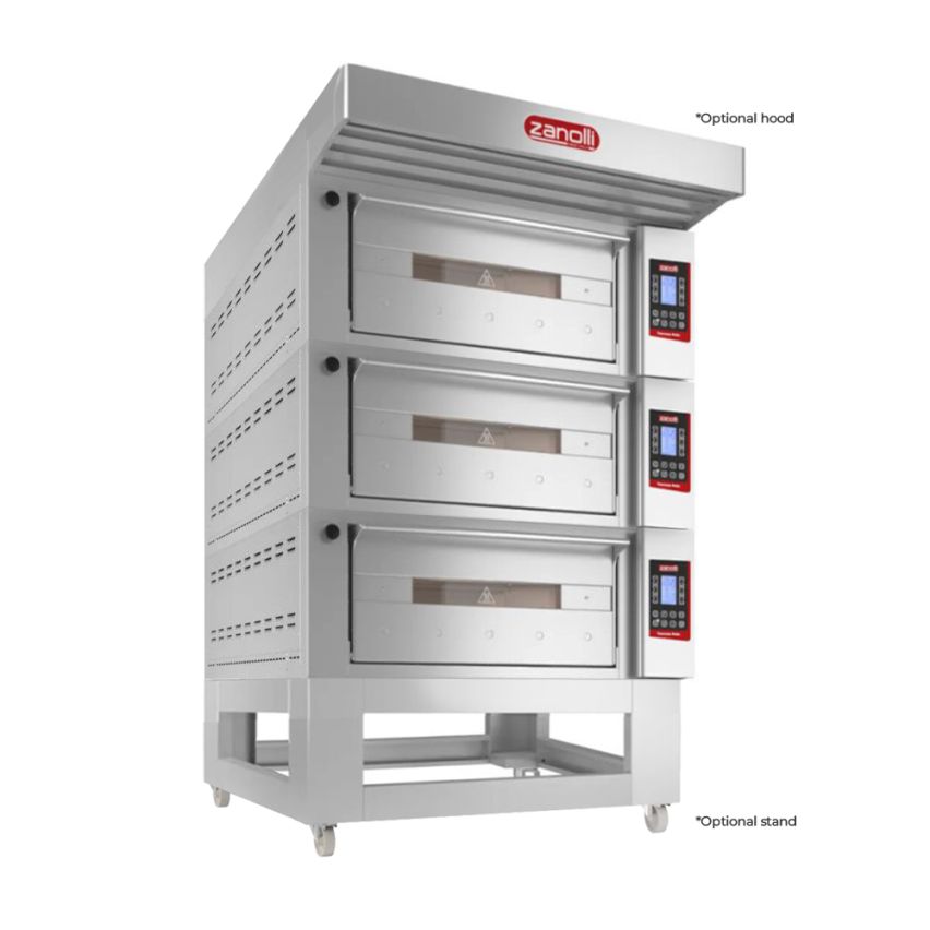 Zanolli Teorema Polis 4/MC26-3 Triple Deck Bakery Oven