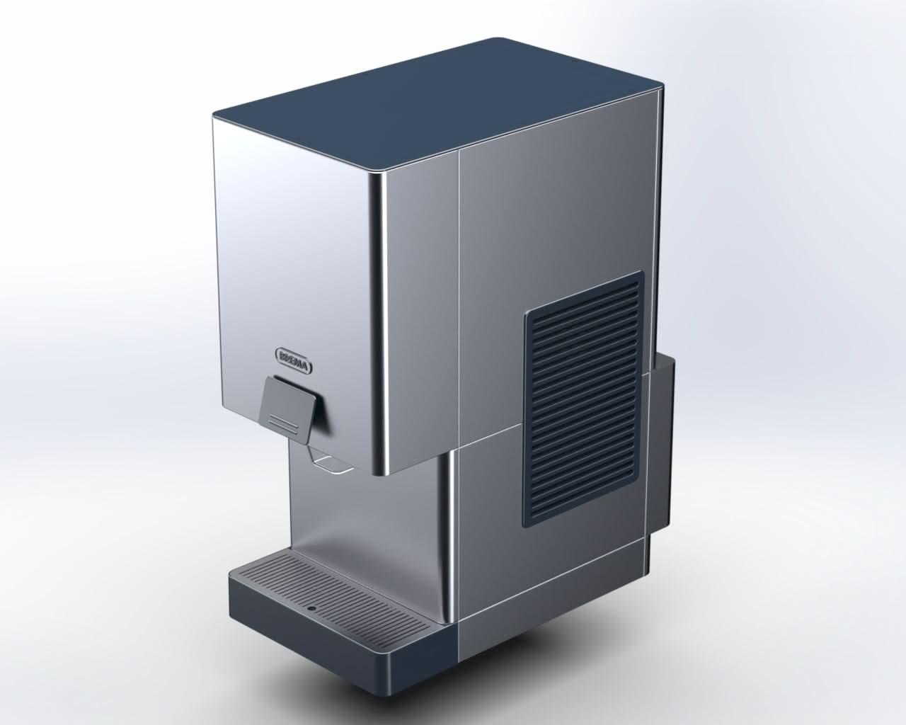Brema Pebble Ice Dispenser 90Kg Production 5kg Storage. R290 Refrigera