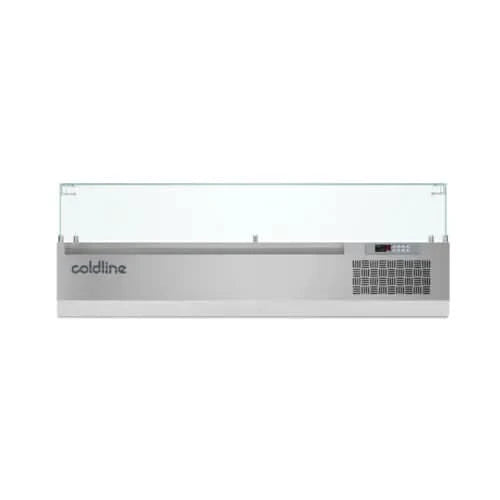 Coldline Display Cases with Glass 1450mm VP14/6NL.