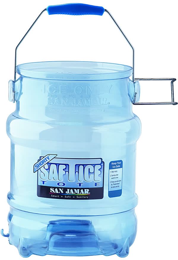 San Jamar SI6000 Saf-T-IceÂ® 6 Gallon Polycarbonate Ice Tote | Durable ...