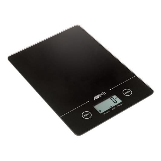 Avanti Compact Digital Kitchen Scale - Black | Hospitality Connect