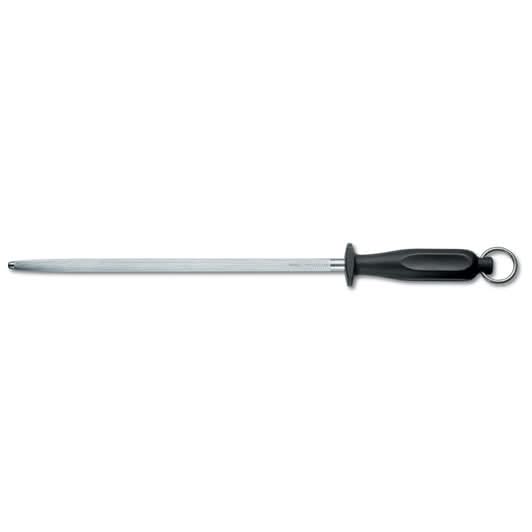 Victorinox Butchers Sharpening Steel,30cm,Round,Middle Fine Cut,Black ...